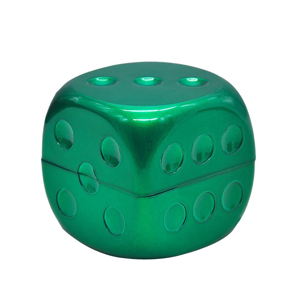 Plastic Dice Weed Grinder 2 layer - Puffing Bird