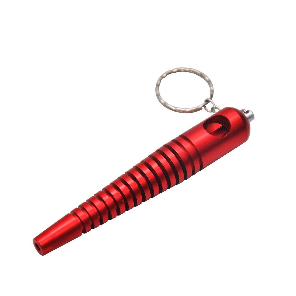 Cone Thread Key Chain Metal Pipe - Puffing Bird
