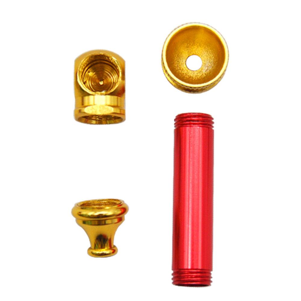 Mini Golden Metal Pipe - Puffing Bird