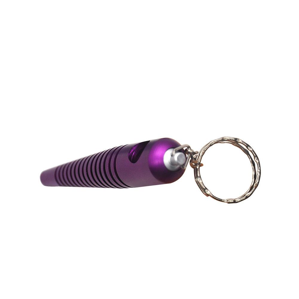 Cone Thread Key Chain Metal Pipe - Puffing Bird