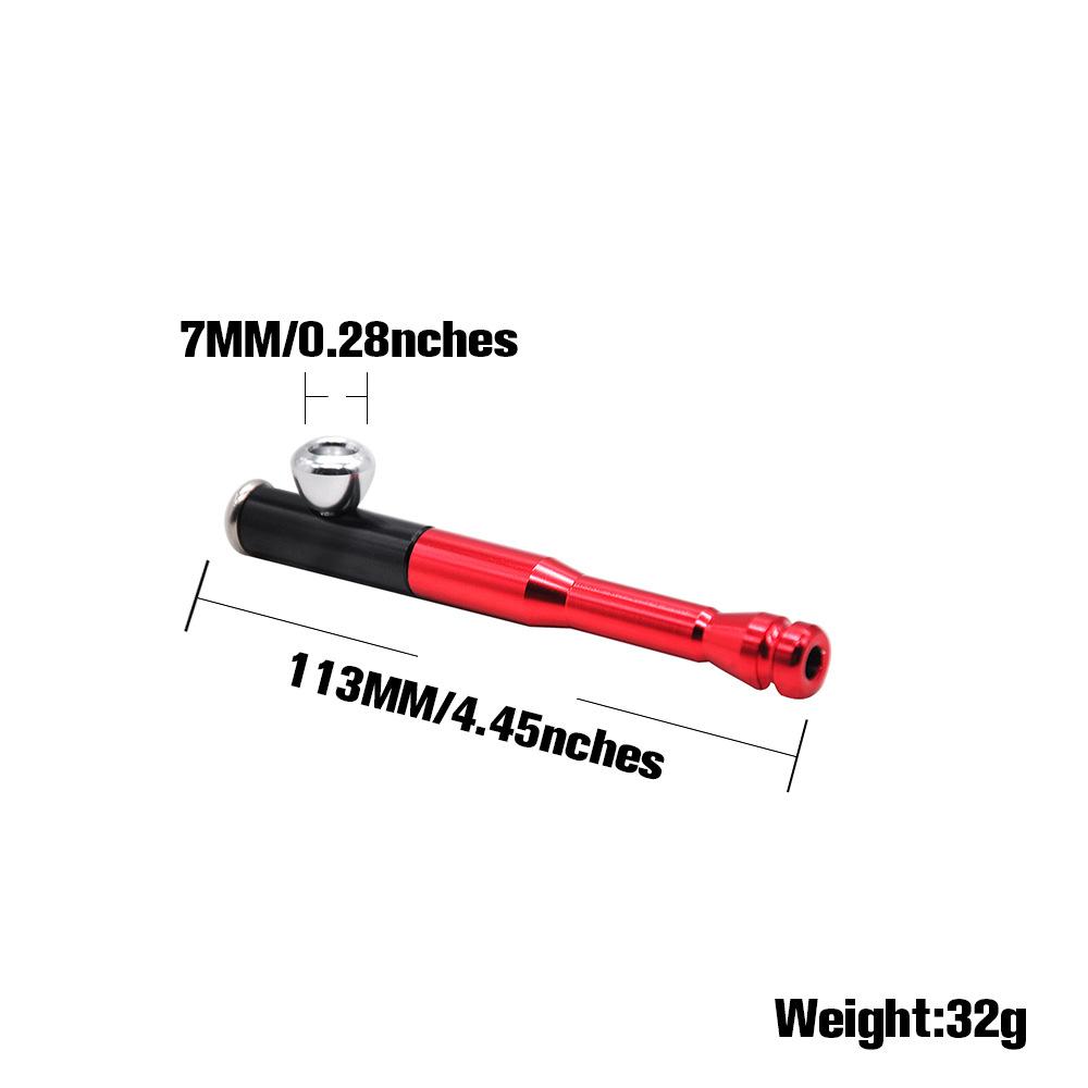 Baseball Bat Metal Tobacco Pipe - Puffing Bird