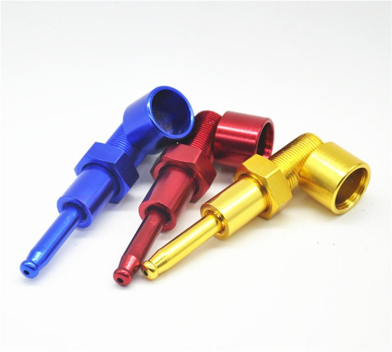 Mini Metallic "Screw" Stealth Portable Pipe(Random Color) - Puffing Bird