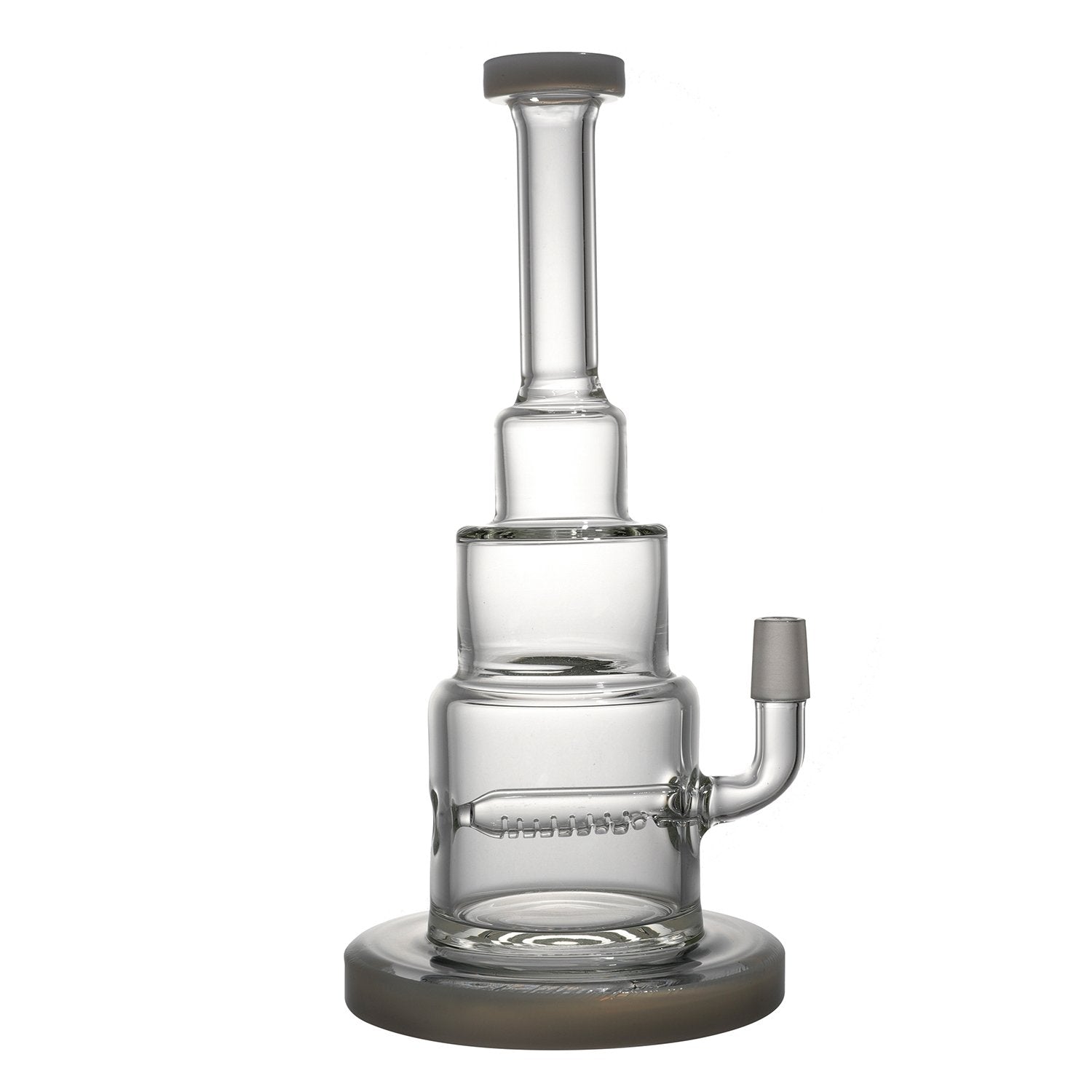 Down Stem In line Diffuser Pyramid Bong - Puffing Bird