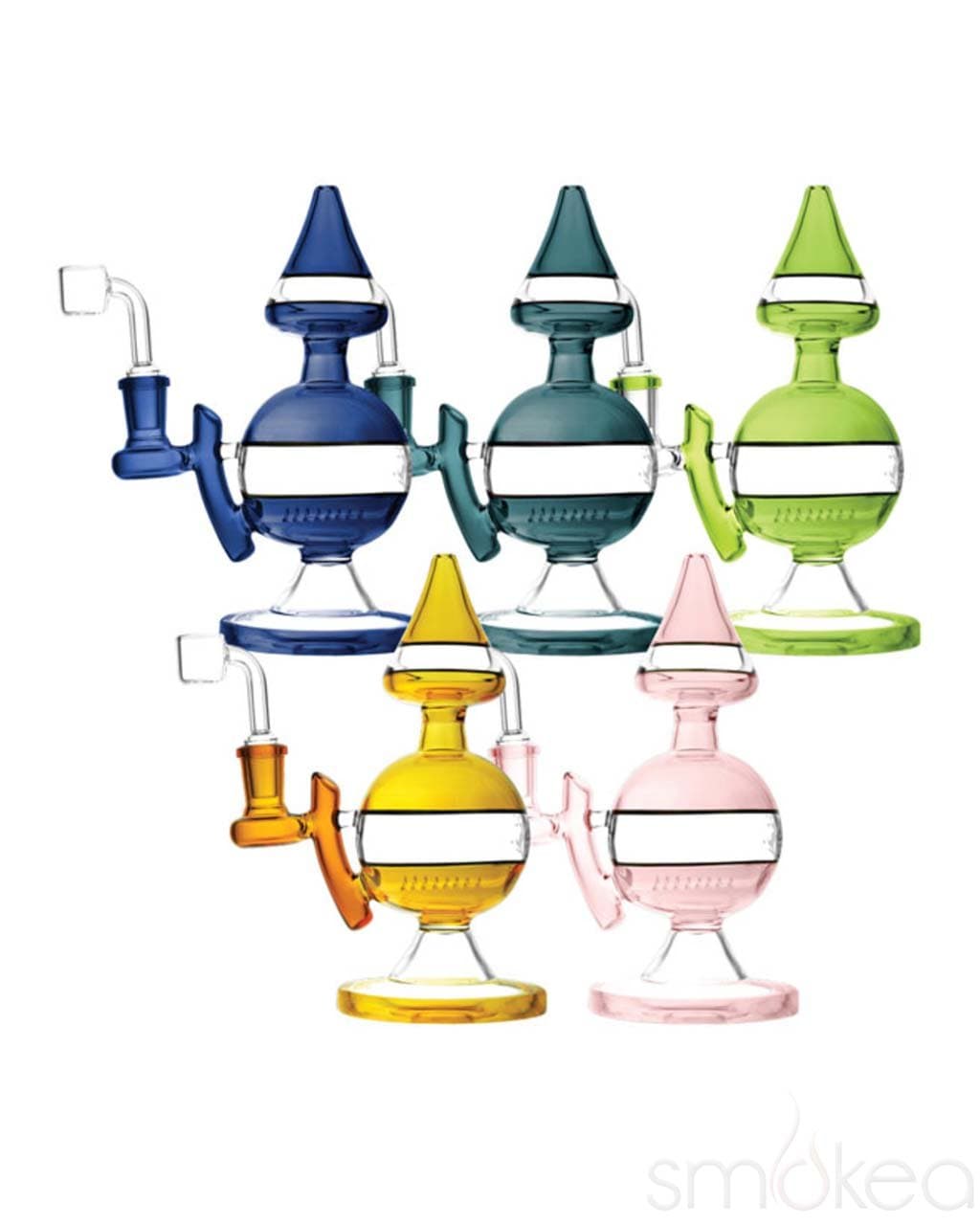 Pulsar 7" Deco Ball Dab Rig - Puffing Bird