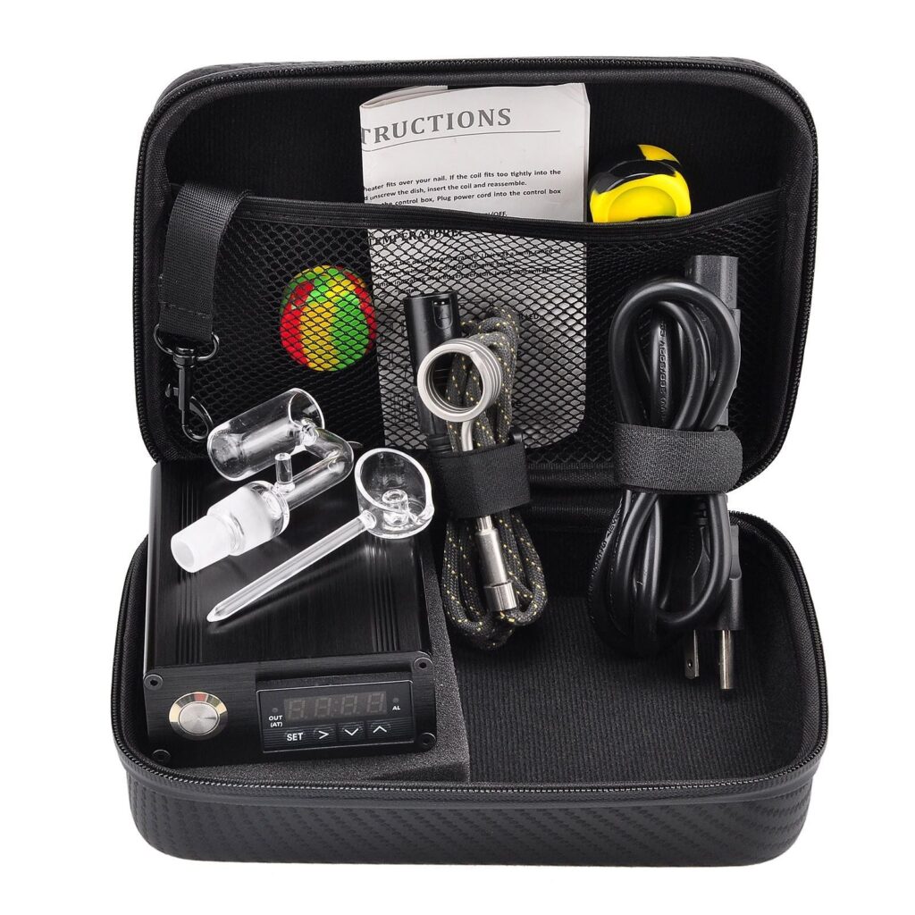 Quartz Enail Dab Kit - Complete Desktop Setup - Puffing Bird