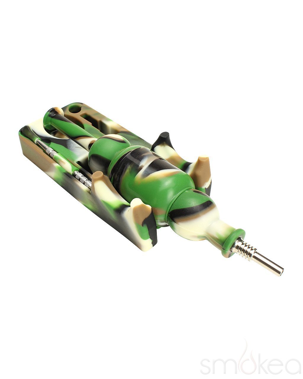 SiliNectar 2.0 Silicone Nectar Collector Rig - Puffing Bird