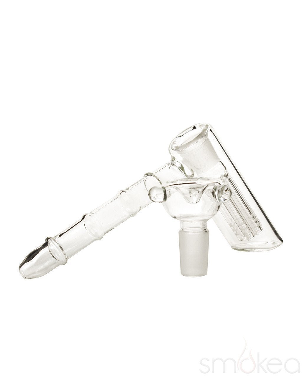 SMOKEA 6-Arm Tree Perc Hammer Bubbler - Puffing Bird