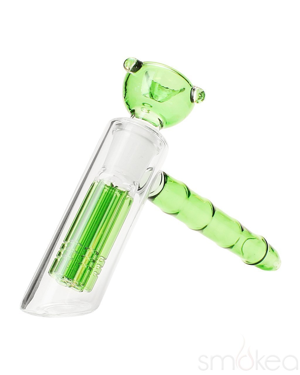 SMOKEA 6-Arm Tree Perc Hammer Bubbler - Puffing Bird