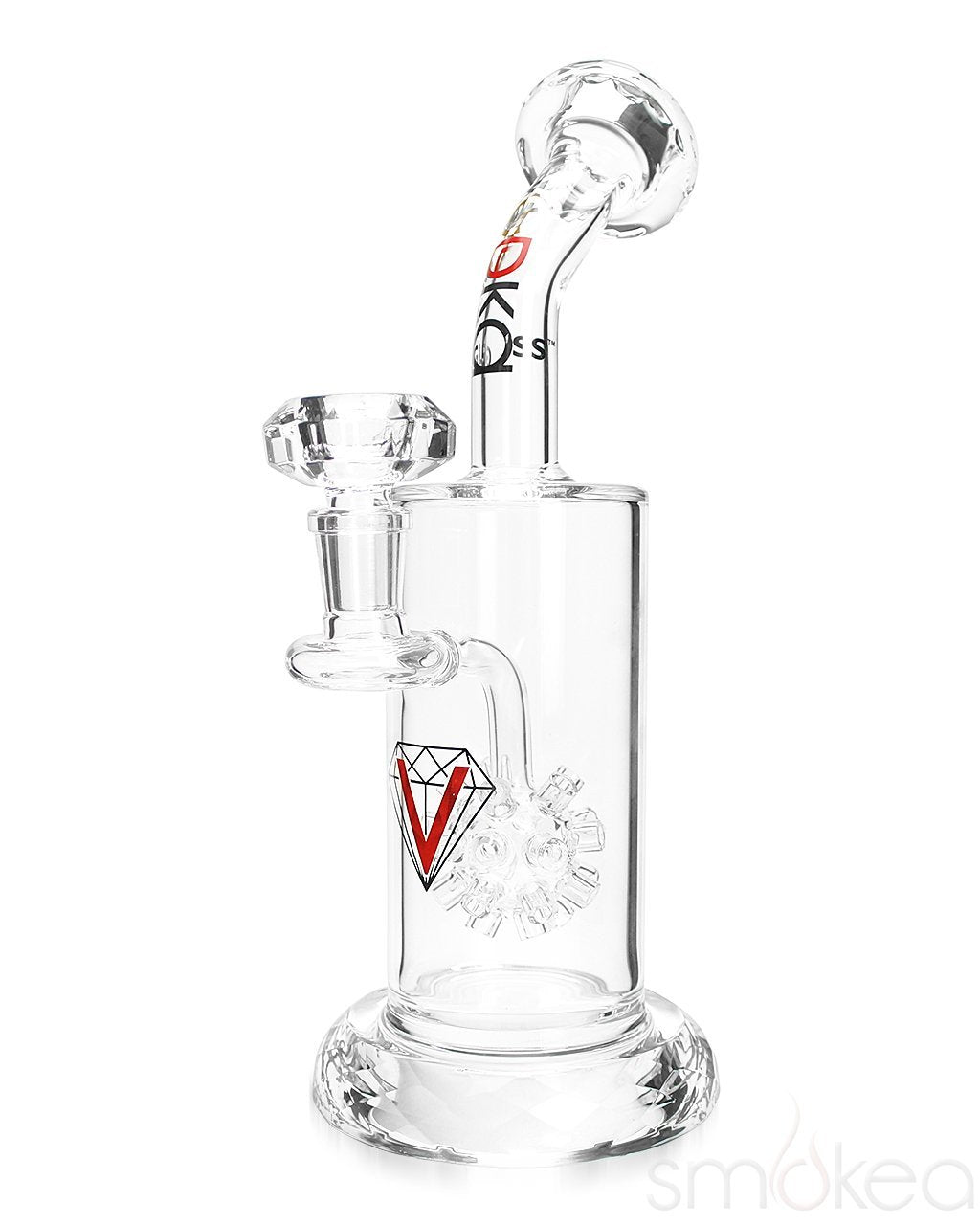 Vodka Glass "Diamond Rose" Diamond Series Bong - Puffing Bird