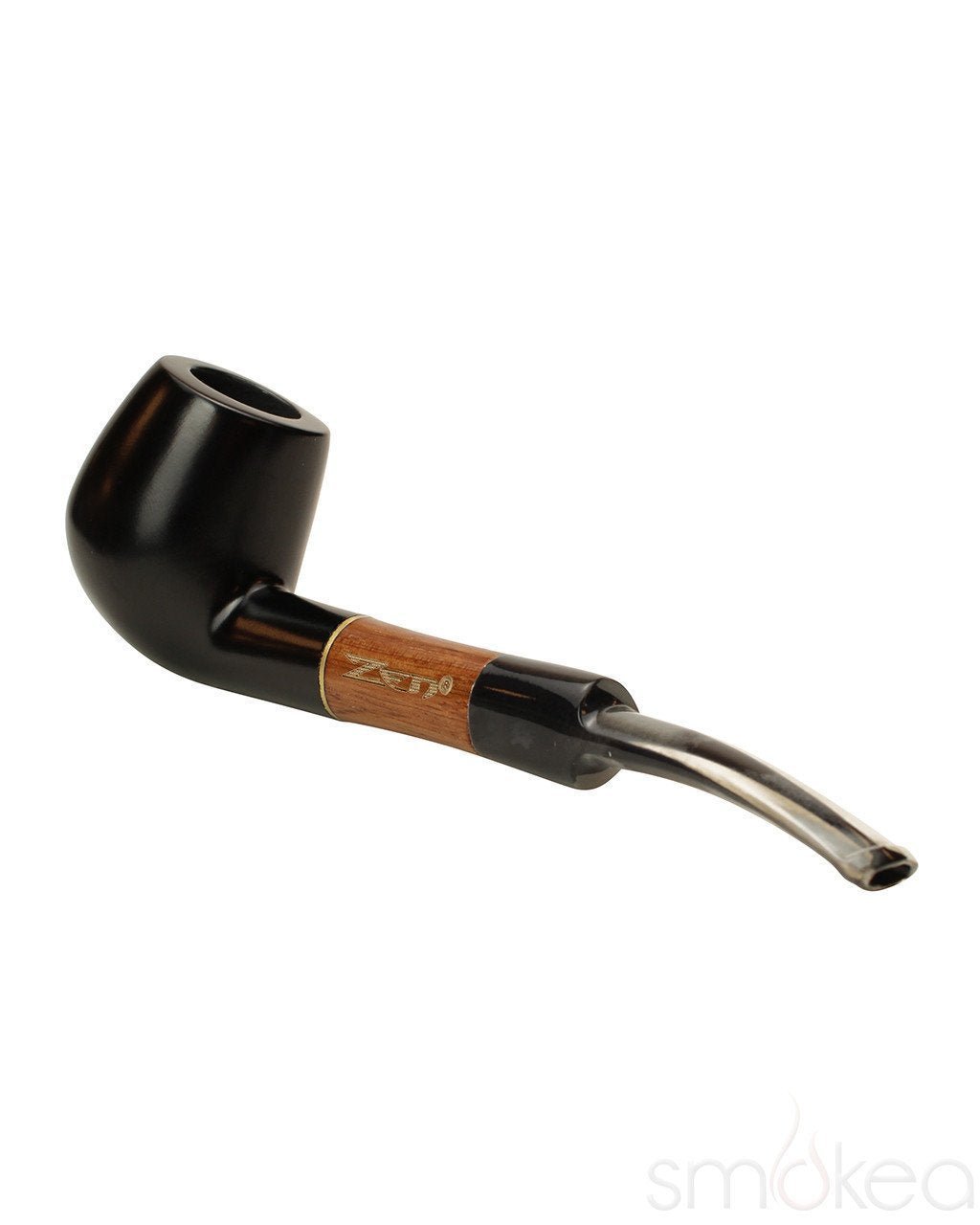 Zen Natural Wooden Sherlock Pipe - Puffing Bird