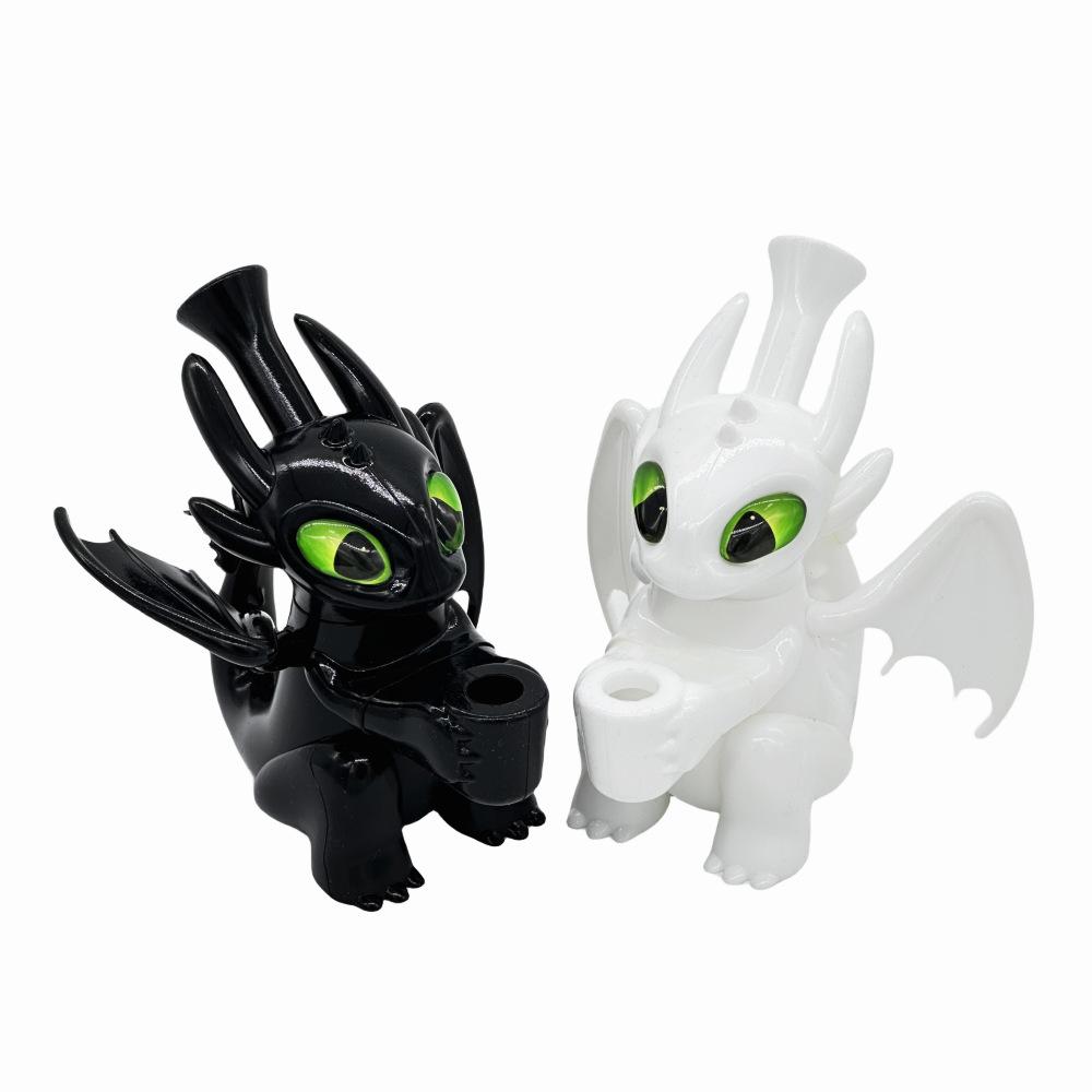 Night Fury Shaped Mini Silicone Water Pipe - Puffing Bird