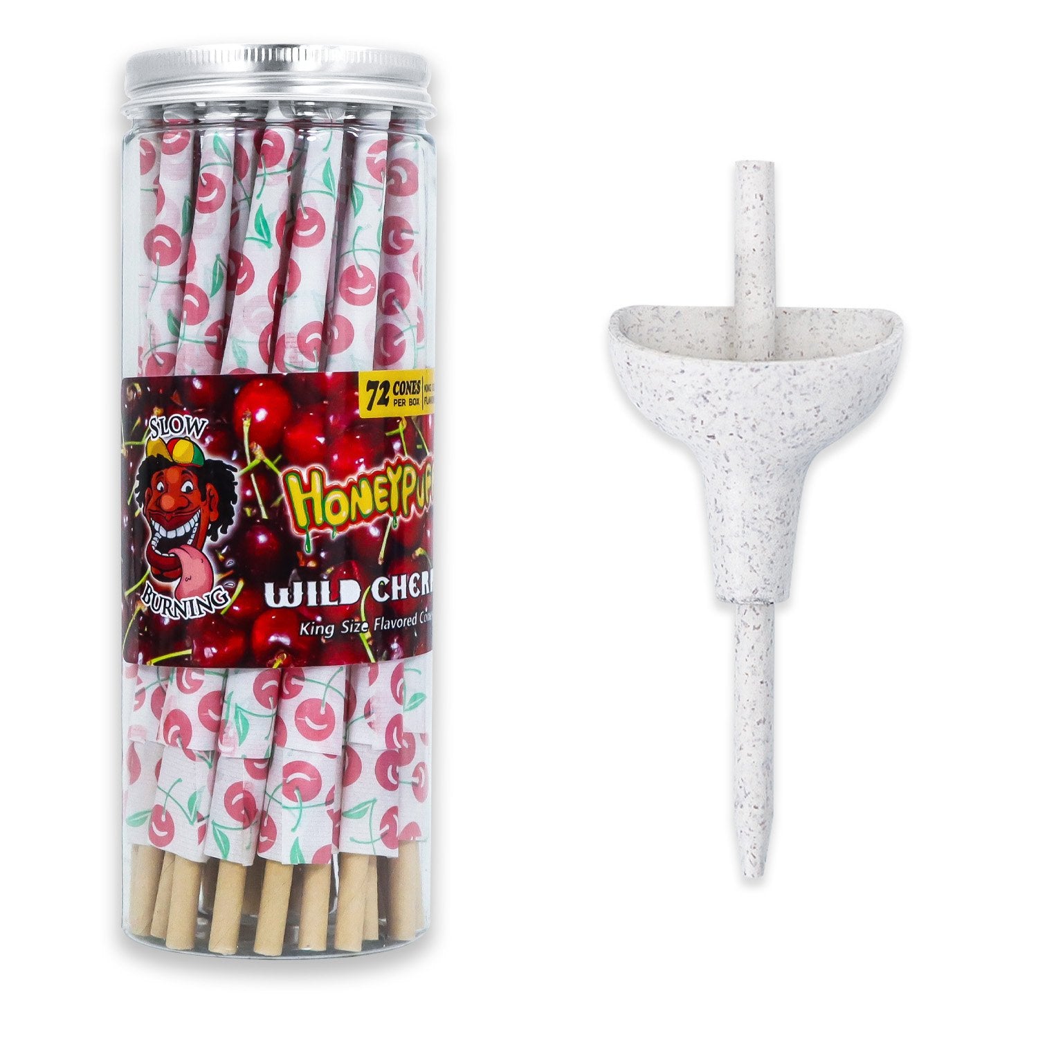 Cherry-Flavored Pre-Rolled Cones - Puffing Bird