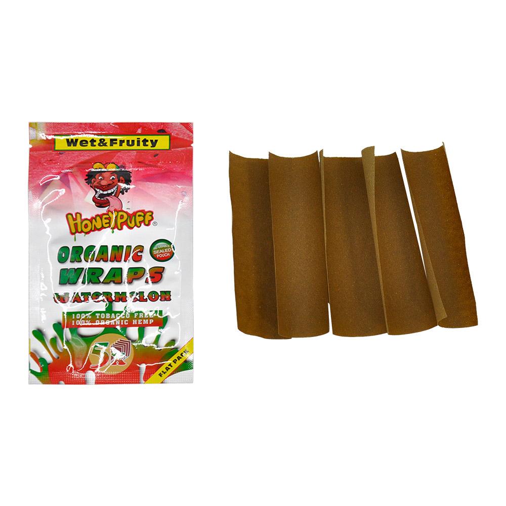 HoneyPuff Watermelon Organic Rolling Papers - 50 Packs - Puffing Bird