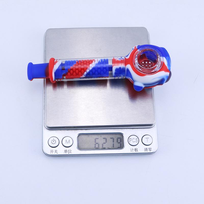 Fish-Shaped Silicone Smoking Pipe with Columnar Spiral Filtration ...