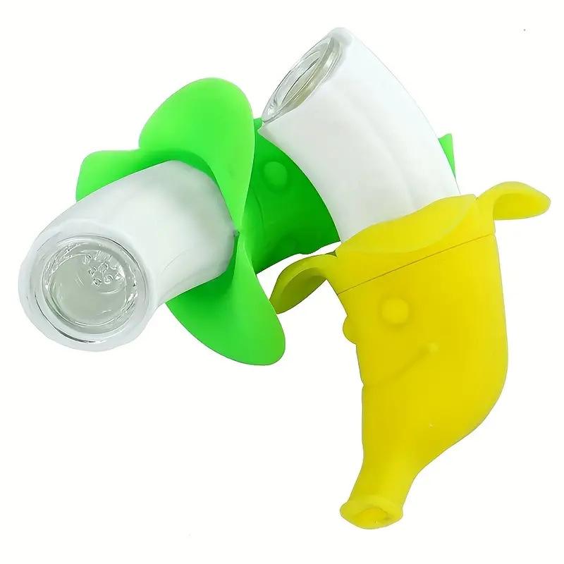 Banana Silicone Weed Pipe - Puffing Bird