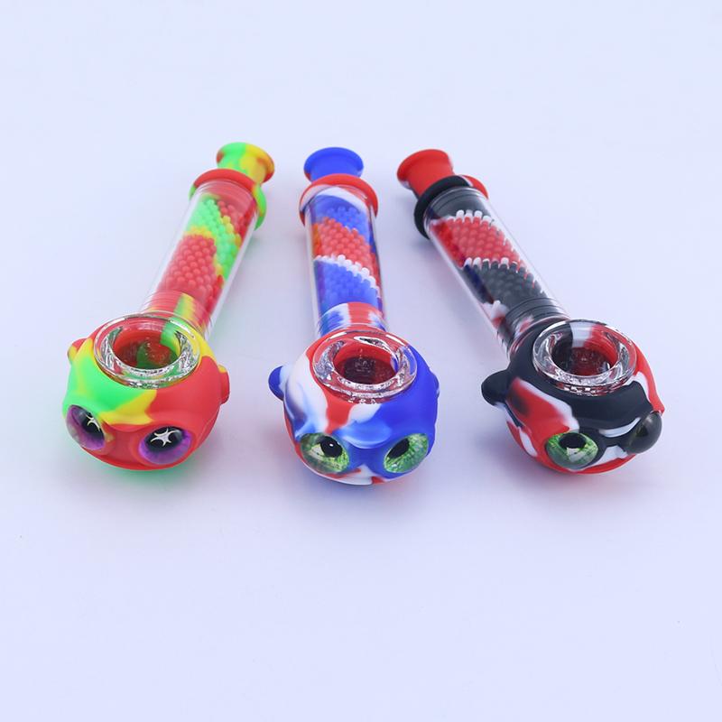 Fish-Shaped Silicone Smoking Pipe with Columnar Spiral Filtration ...