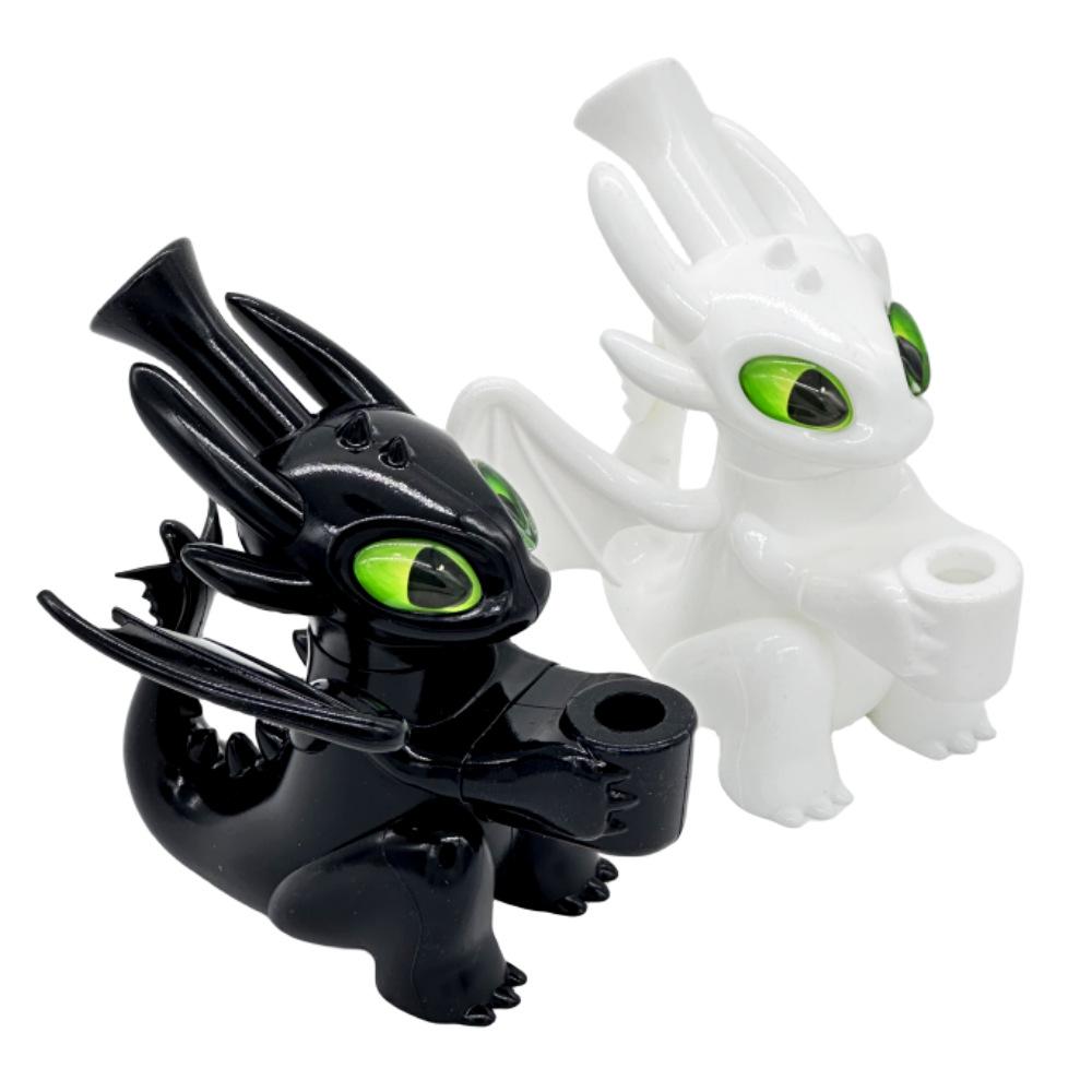 Night Fury Shaped Mini Silicone Water Pipe - Puffing Bird