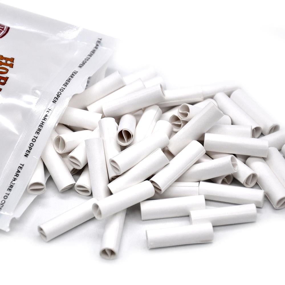 Natural Unrefined Rolling Paper Filter Tips - 7mm White Pre-Rolled Tips ...