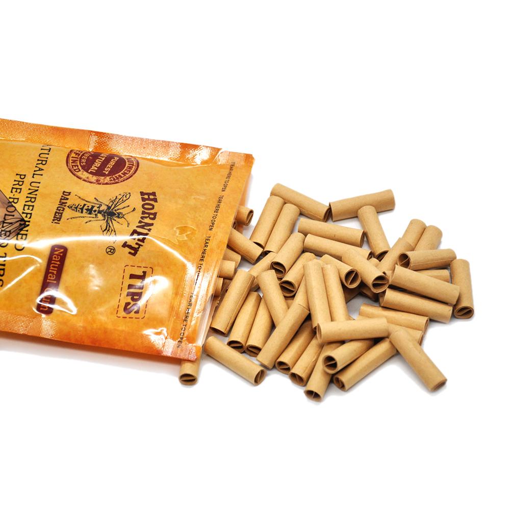 Natural Unrefined Rolling Paper Filter Tips - 7mm Pre-Rolled Tips (100 ...