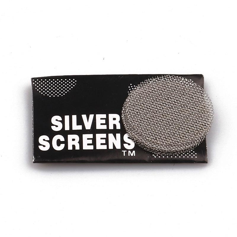 Silver Smoking Pipe and Bong Screen Filters - 100 Packs (5 Screens Each ...