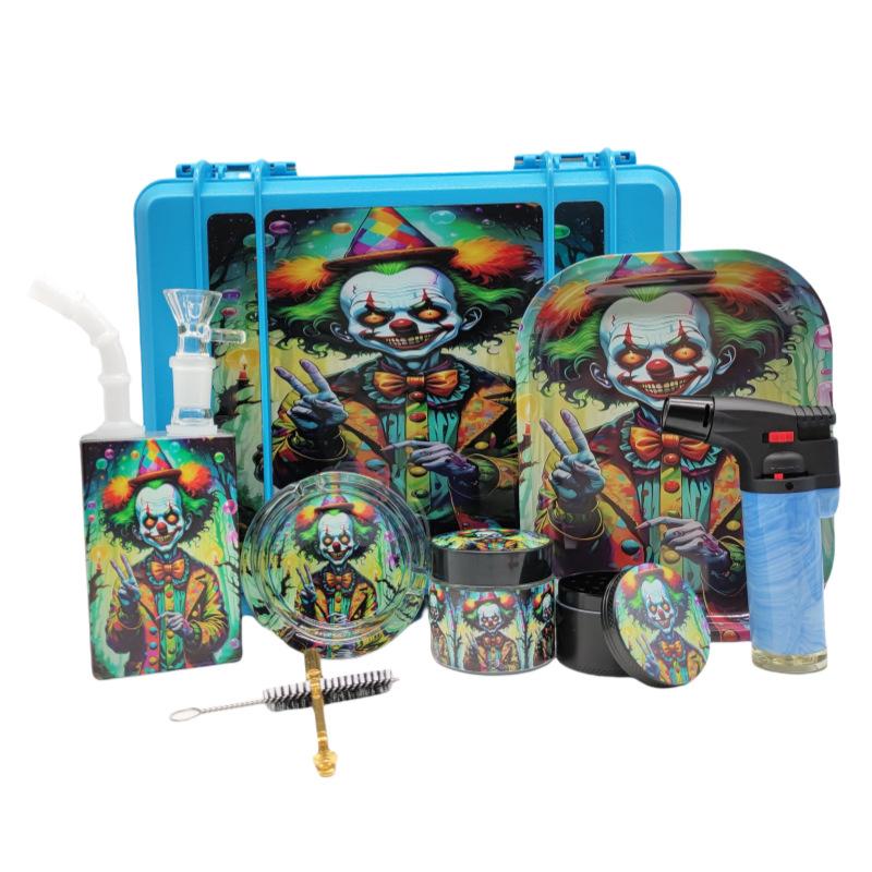 8-Piece Stash Box Kit - Portable Case with Mini Game Console Water Pipe ...