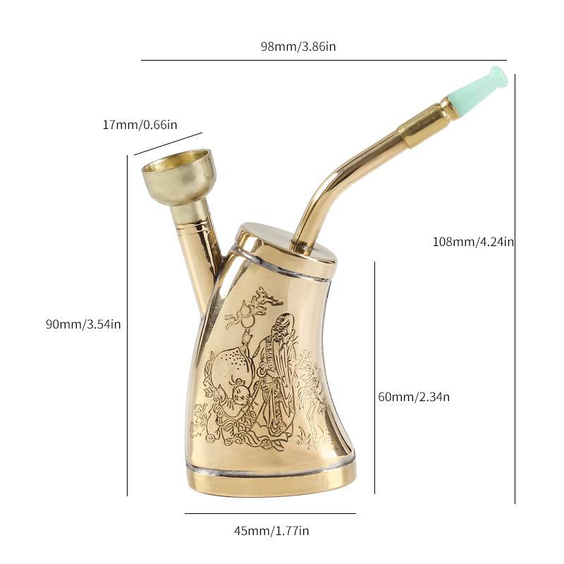 "Shou Star" Portable Handheld Metal Bong - Puffing Bird