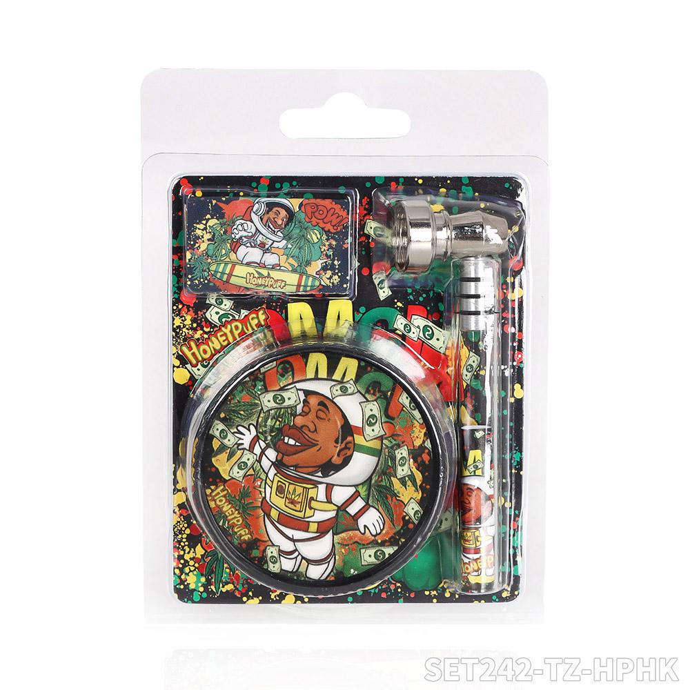 Honey Puff Card-Style Smoking Pipe Set - Puffing Bird