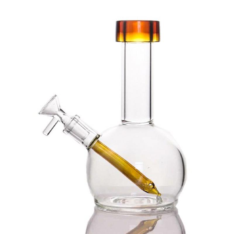 Mini Clear Portable Water Bottle Dab Rig - Puffing Bird