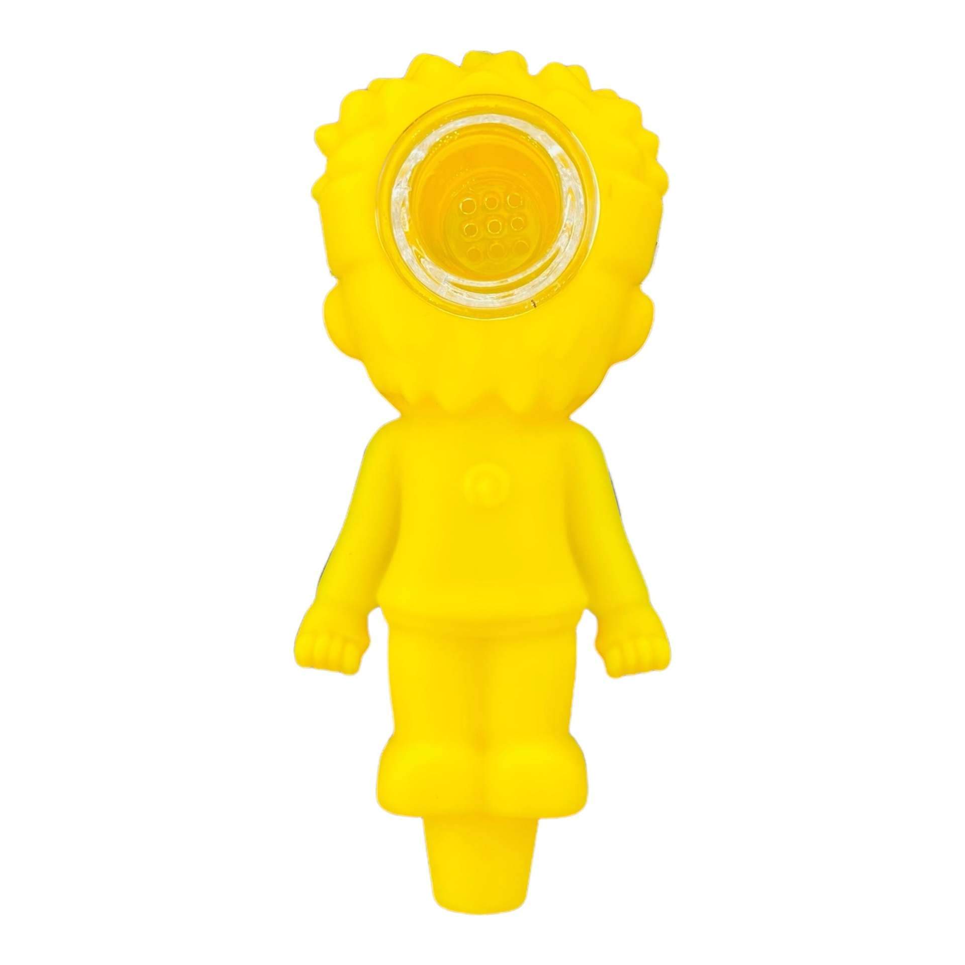 Naruto Uzumaki Silicone Pipe with Glass Bowl - Puffing Bird