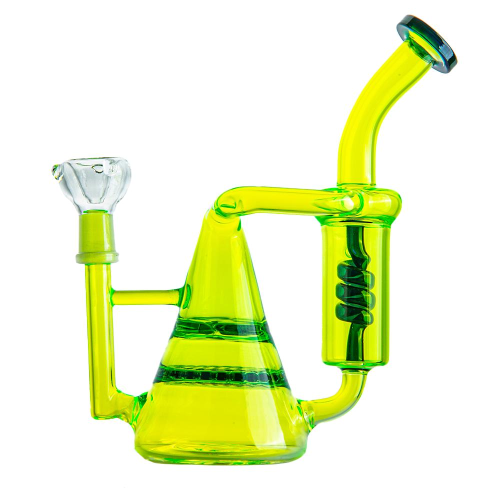 8.6" Honeycomb W/ Turbine Percolator Dab Rig - Puffing Bird