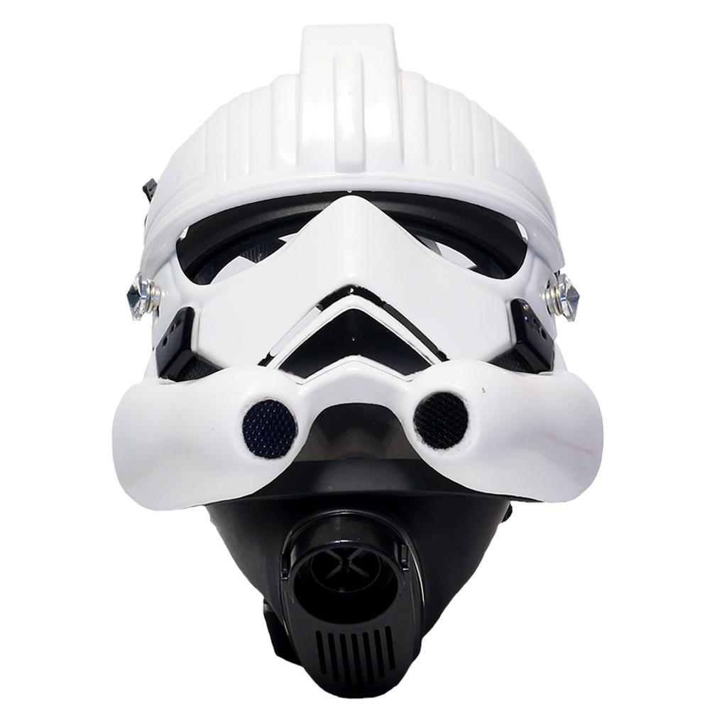 White Star Wars-Inspired Silicone Gas Mask with Skull Acrylic Bong ...