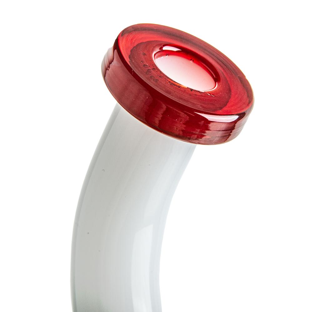 6.9" Colorful Disc Perc Dab Rig - Puffing Bird